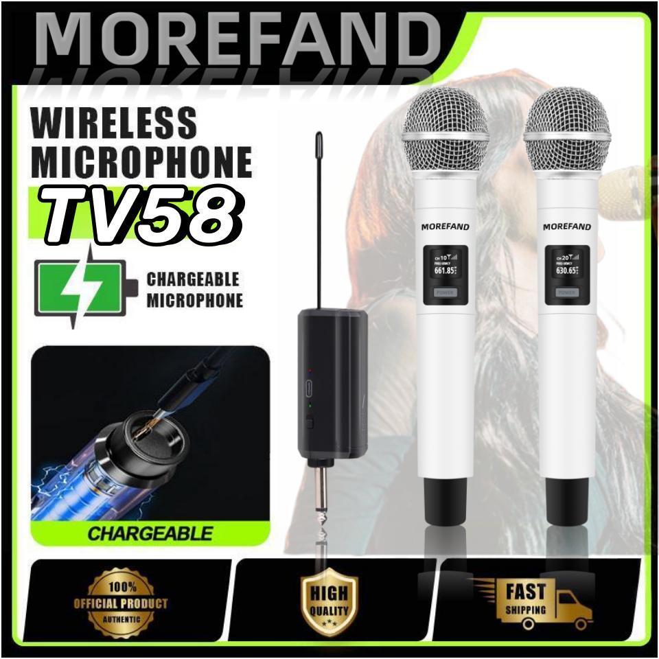 MR58V2-TDual Floating Mic Wireless Microphone Dual Handheld Mic ...