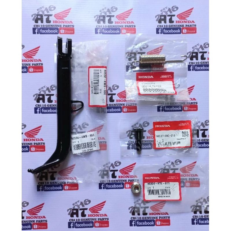 Honda CB110 Genuine Side stand or Side stand w/ spring | Shopee Philippines