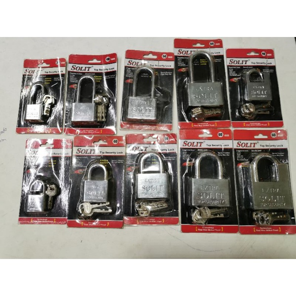 SOLIT TOP SECURITY PAD LOCK /4 KEY /HIGH QUALITY /SAFETY PADLOCK ...