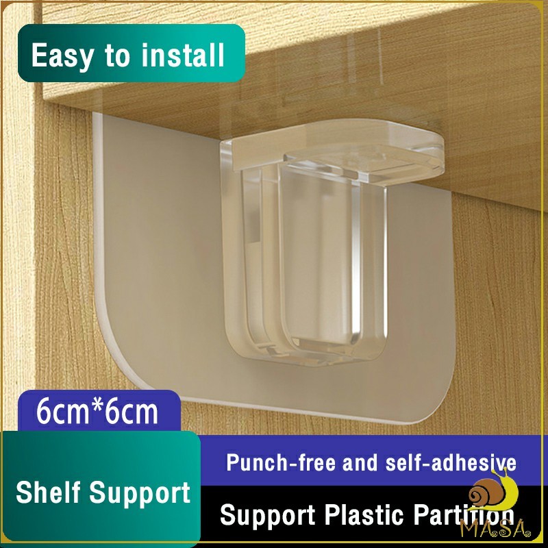 MASA Shelf Support Right Angle Plastic Partition Clapboard Cabinet ...
