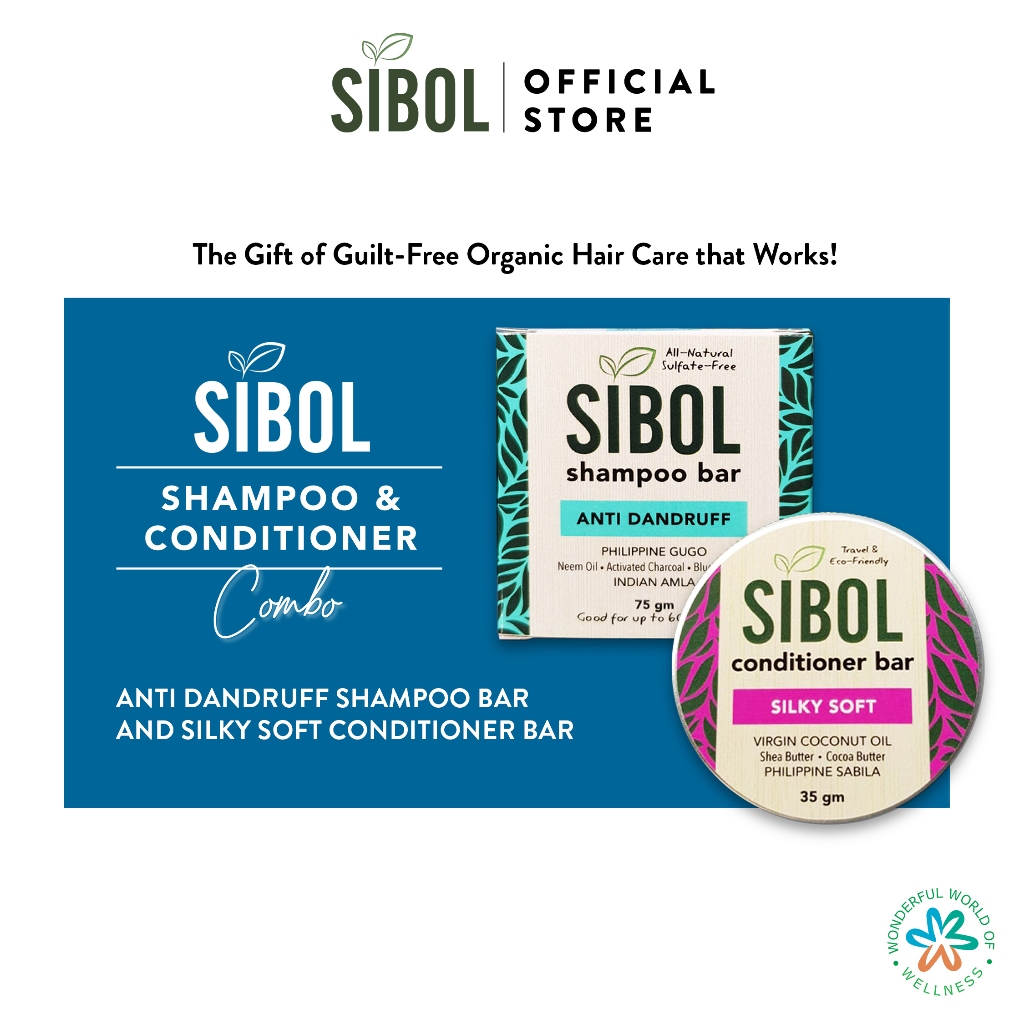 Sibol Anti Dandruff + Conditioner Combo (Gift Set of 2) | Shopee ...