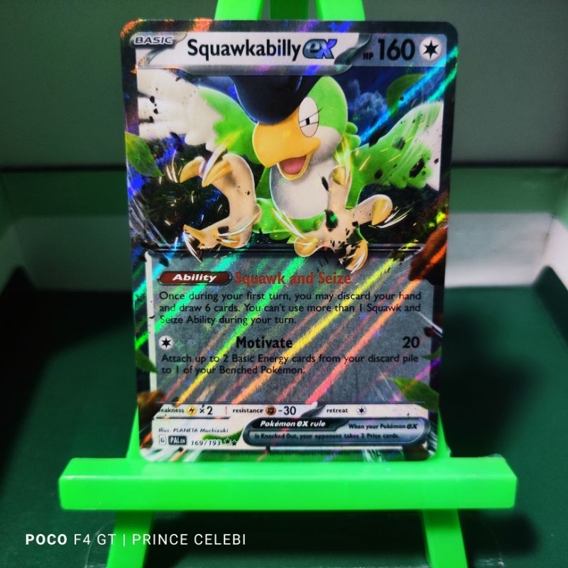 Pokemon TCG - Squawkabilly ex | Shopee Philippines