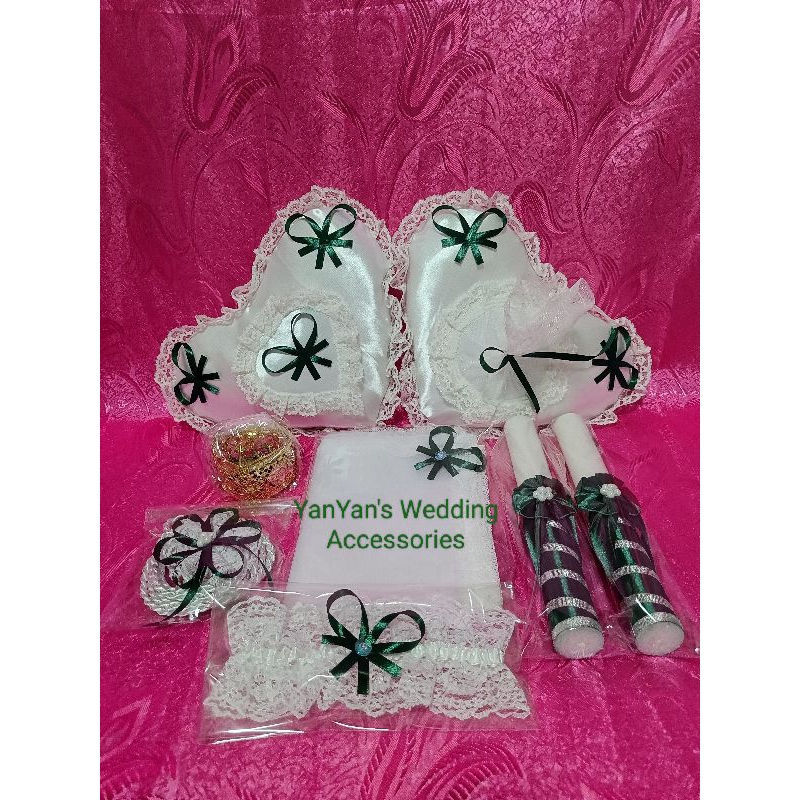 Wedding essentials set (7 in 1) Message for your motif color | Shopee ...