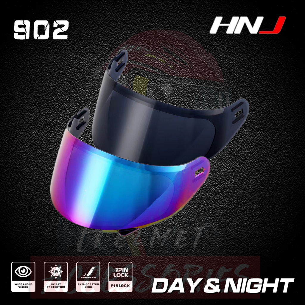 COD HNJ 902 new model clear,gold and tinted lens sun visor | Shopee ...