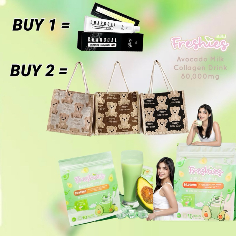Freshies Avocado Milk Collagen Drink | Shopee Philippines