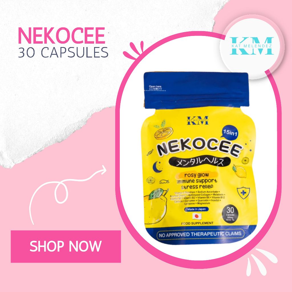 Neko by Kat Melendez NEKOCEE 30 Capsules | Shopee Philippines