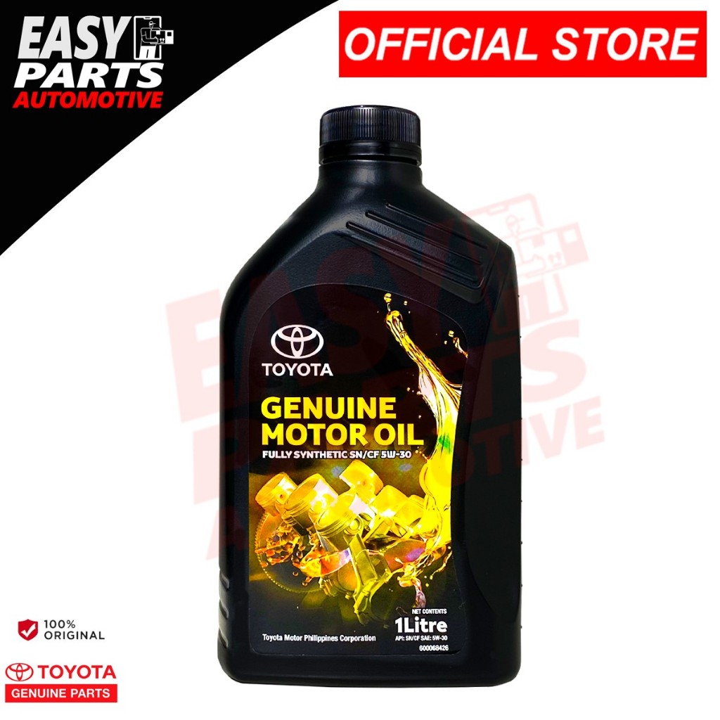 Toyota Genuine Motor Oil 5W-30 Fully Synthetic 1L | Shopee Philippines