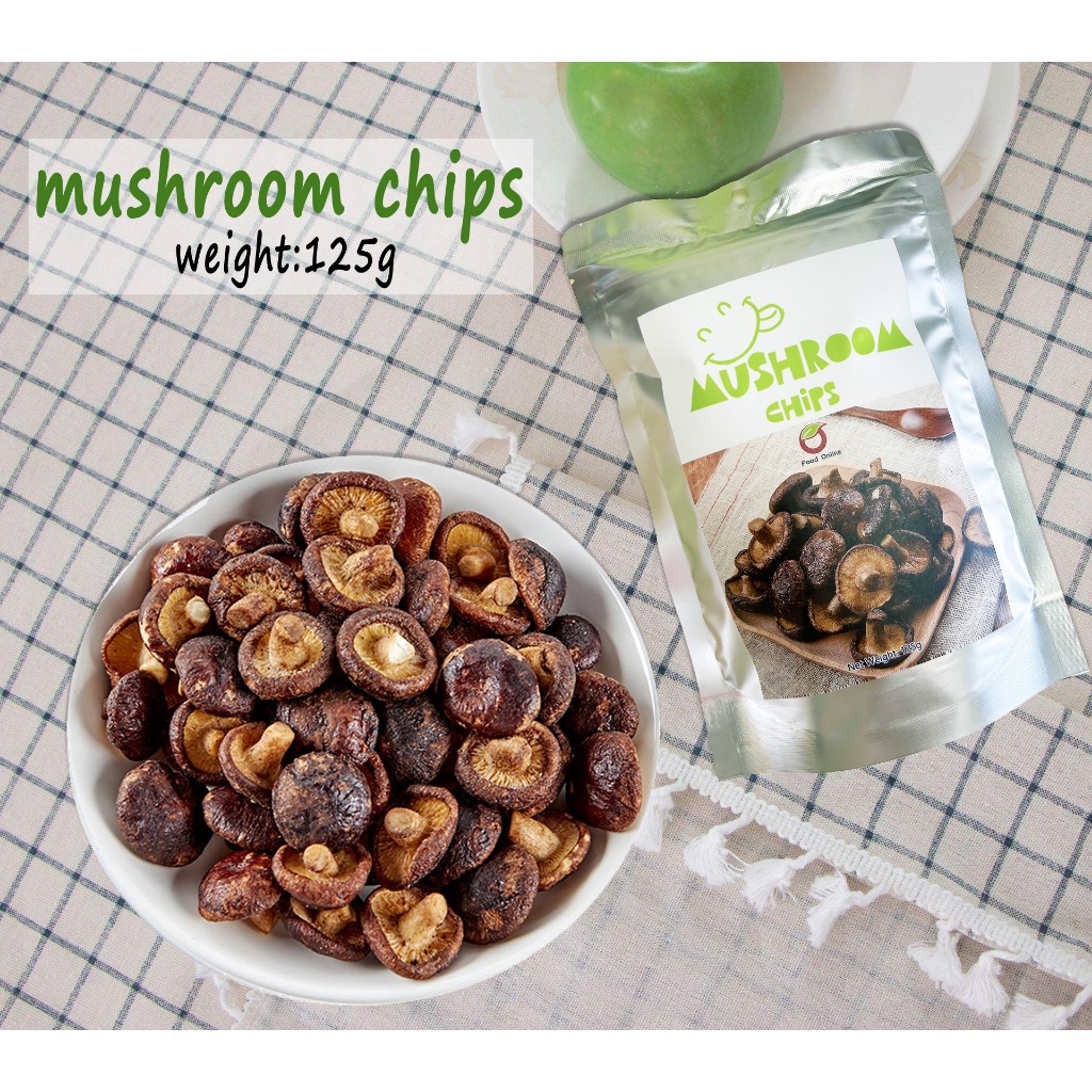 Shiitake Mushroom Crisps 100g vegetable crisp snack | Shopee Philippines