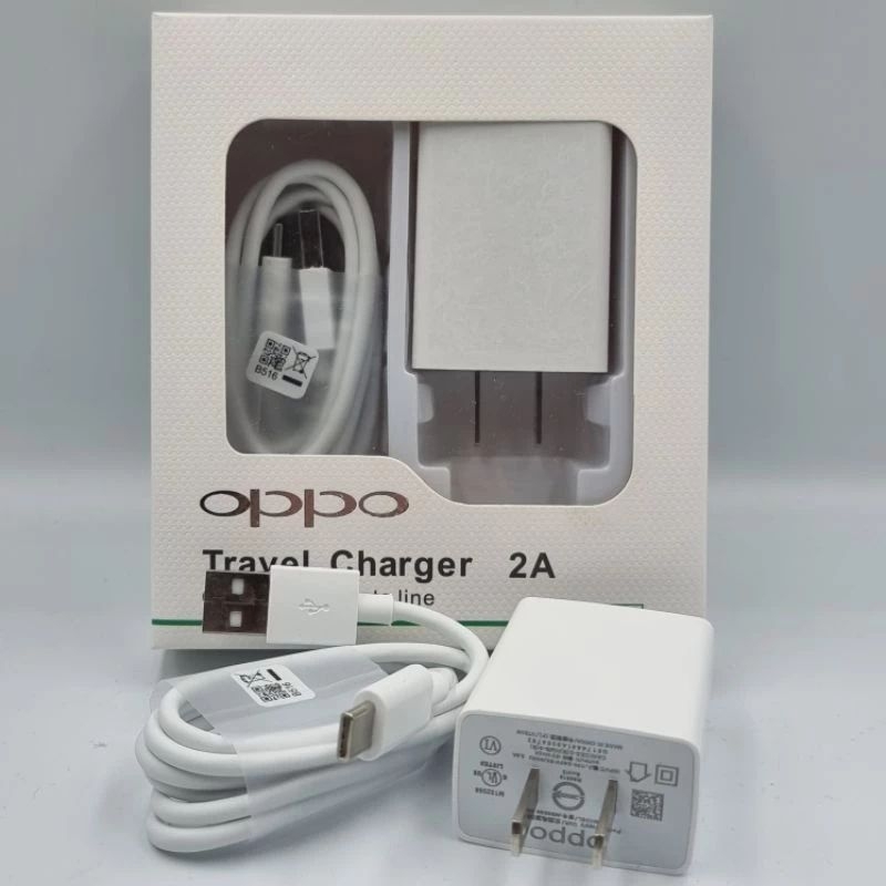 OPPO Type C 5V/2A Travel Fast Charger Set (Adapter + USB Type C Cable ...