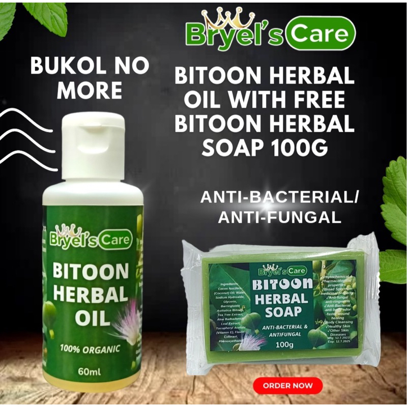 Bryel’s Care ™️ Bitoon Herbal Anti Bukol Oil And 100g Bryel’s Care Bitoon Herbal Soap Antifungal ...