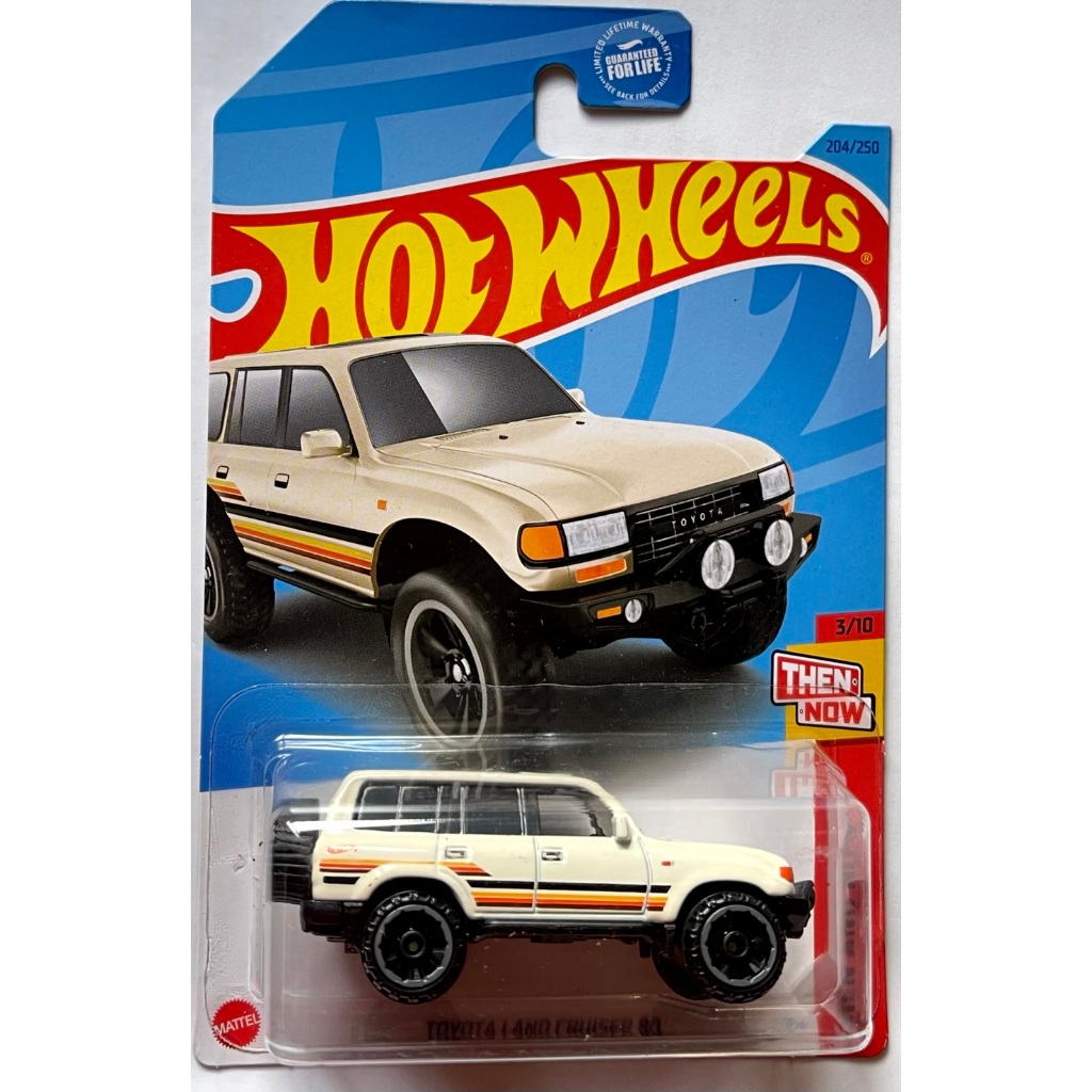 Hot Wheels - Then And Now - Toyota Land Cruiser 80 White (hook w/minor ...
