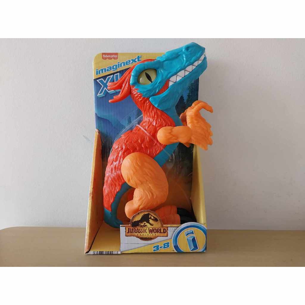 Imaginext Jurassic World Dominion Pyroraptor XL Poseable Dinosaur Toy ...