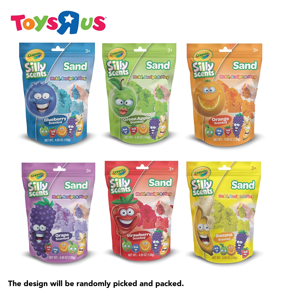 Crayola 130g Silly Scents Play Sand Pouch Asst. | Shopee Philippines