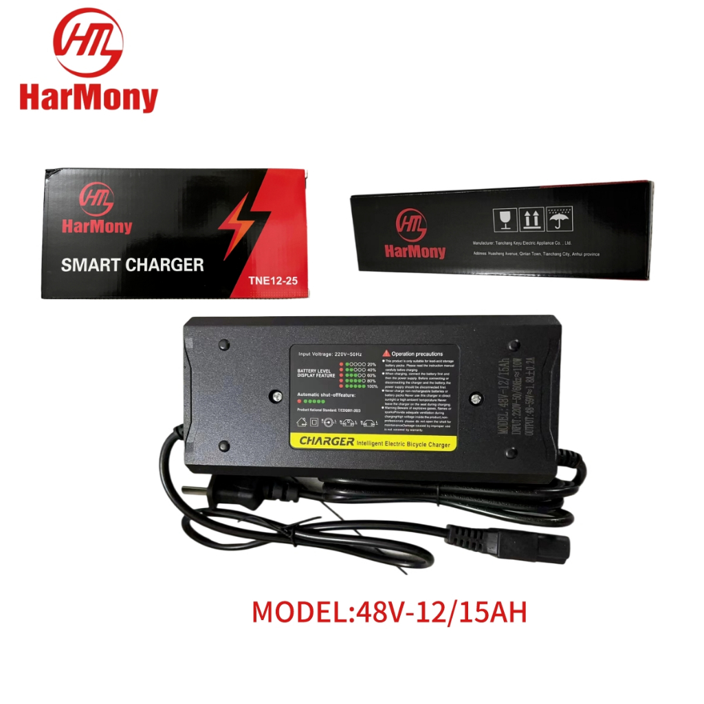Harmony Ebike Charger Lead Acid 72v20ah 72v30ah 72v38ah 60v25ah 60v38ah 48v20ah 48v38ah E-bike ...