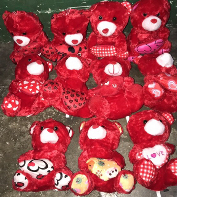 So cute stuff toys teddy bear design 8inche=20cm ( Available color red ...