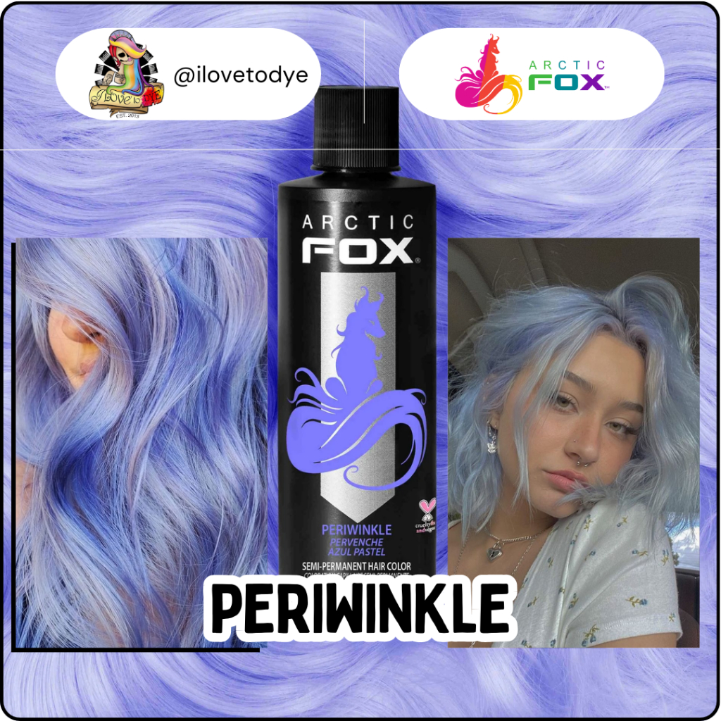 [I Love to Dye] Arctic Fox Periwinkle Semi Permanent Hair Dye | Shopee ...