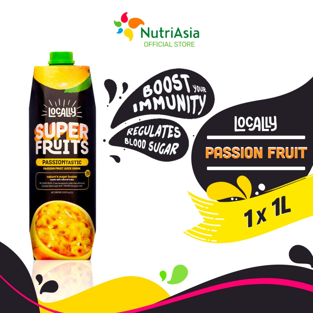 NutriAsia Locally Super Fruits Passion Fruit 1L | Shopee Philippines