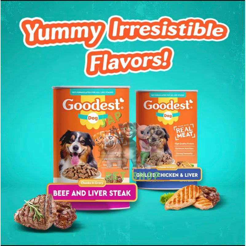 Goodest Dog Wet Food Canned for Adult 400grams | Shopee Philippines