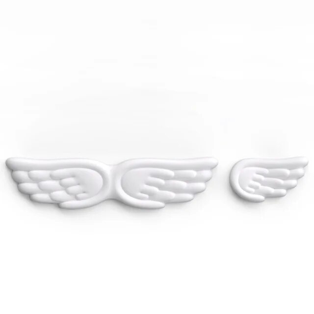 MD Angel Wings Wrist Rest Pad PU Leather Material Anti-Slip Rubber Base ...