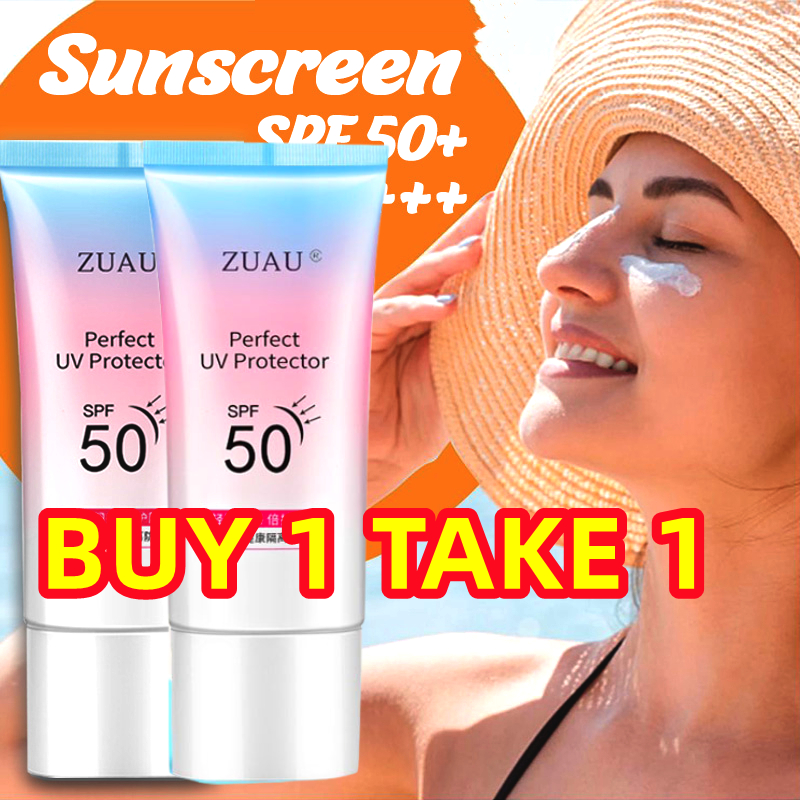 ZUAU SPF50+ sunscreen for face sun screen whitening lotion UV ...
