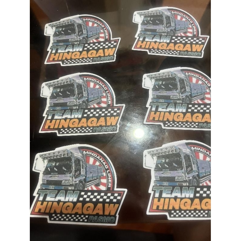 Sticker Logo for Team Hingagaw of Mindanao | Shopee Philippines