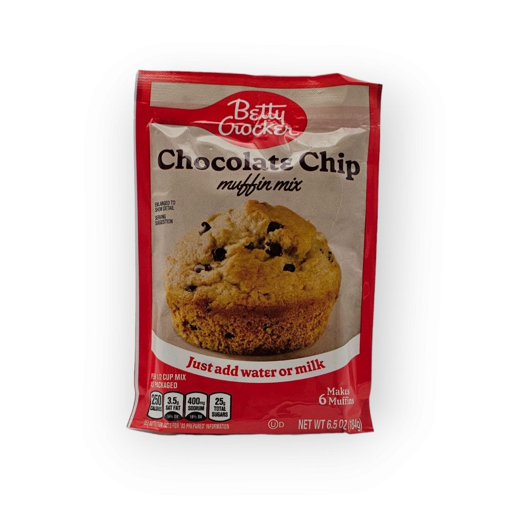 (USA) Betty Crocker Chocolate Muffin Mix. Makes 6 Muffins. 184 grams ...