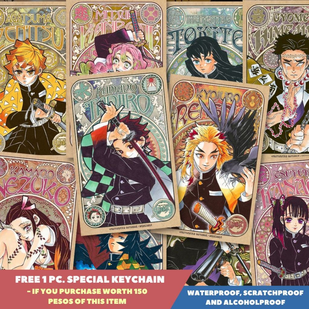 Kimetsu no Yaiba / Demon Slayer Cards Tarot Cards Photocards ...