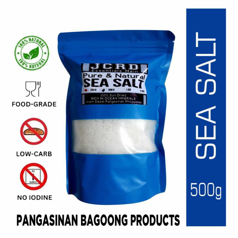 Premium Sea Salt/ Rock Salt from Dasol Pangasinan 500g ( Asin Festival ...