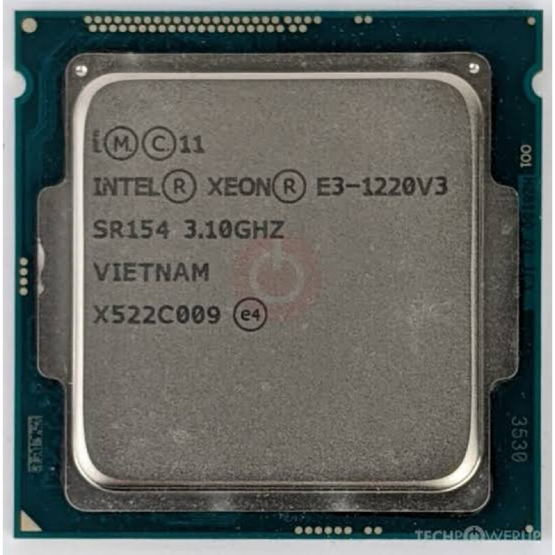 Intel Xeon E3-1220V3 Processor Lga 1150 (Tray type) | Shopee Philippines