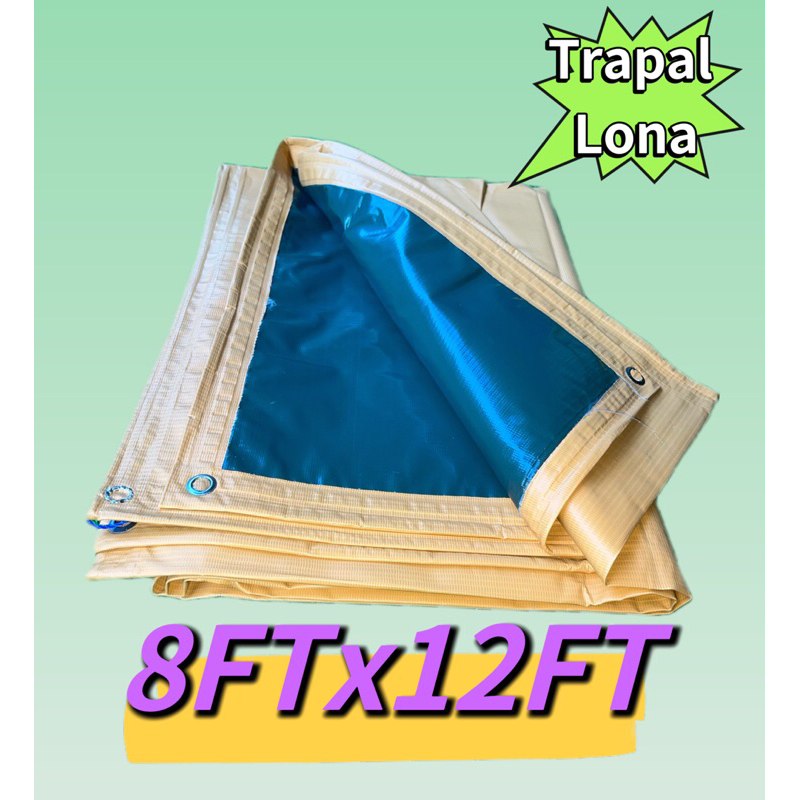 8x12FT Trapal Lona Tolda PVC Tarpaulin Canvas waterproof TOPTARP ...
