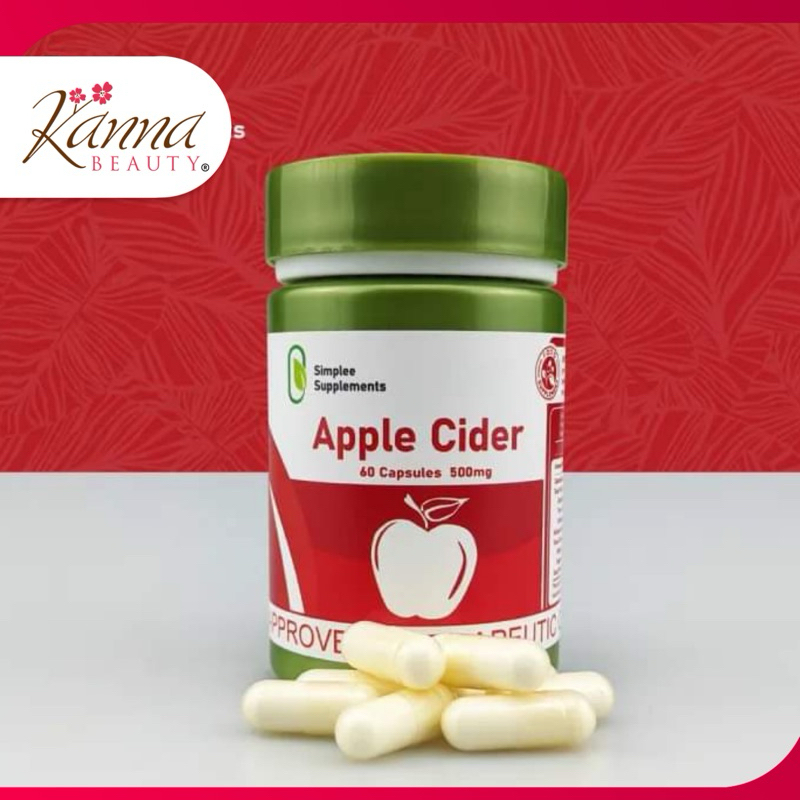 Simplee Apple Cider Capsule Supplement 500mg 60 capsules | Shopee ...