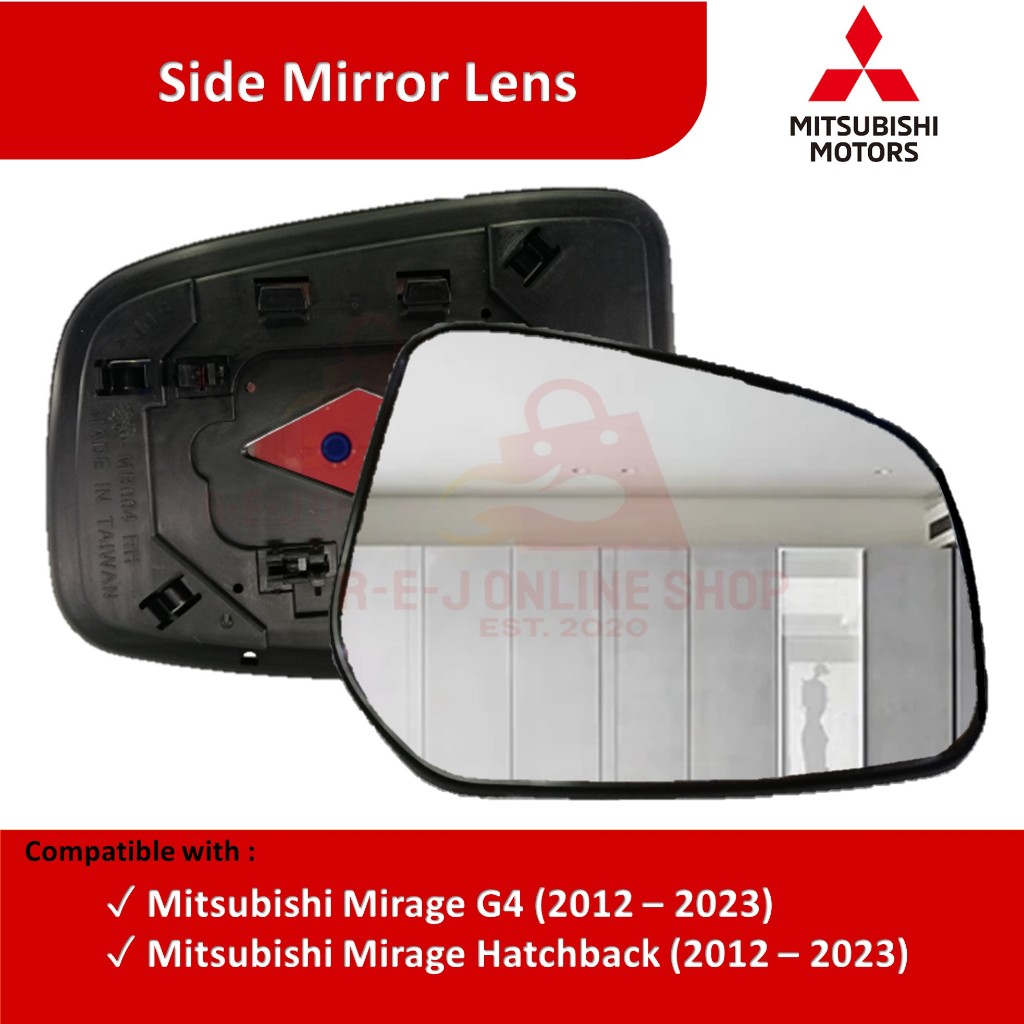 Side Mirror Lens for Mitsubishi Mirage G4 (2012 - 2024), Mitsubishi ...