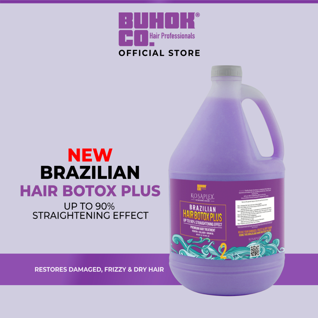 1 Gallon Kosaplex Brazilian Hair Botox Plus for Hair Straightening and ...