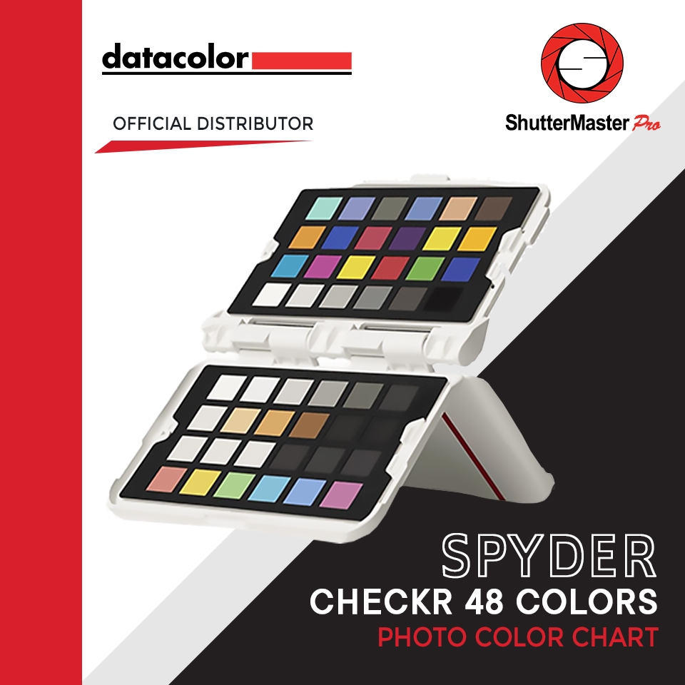 [Shuttermasterpro] Datacolor Spyder Checkr Photo Color Chart | Shopee ...
