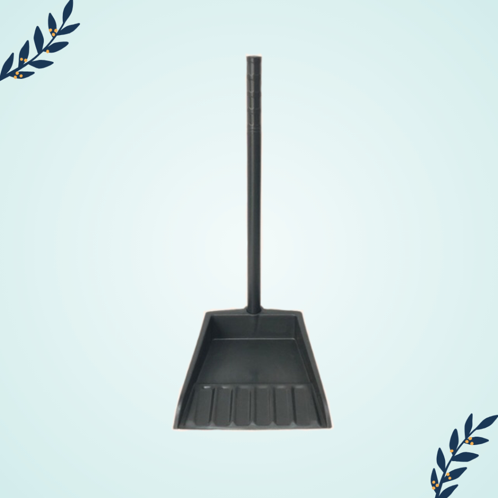 Edepot Household Cleaner Long Handle Black Dust Pan PANDAKOT COD ...