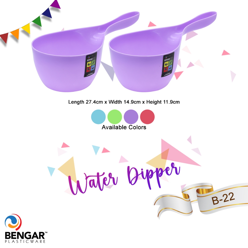 Hqc Water Dipper Round Non Slip Grip Deep For Kitchen And Bathroom ...