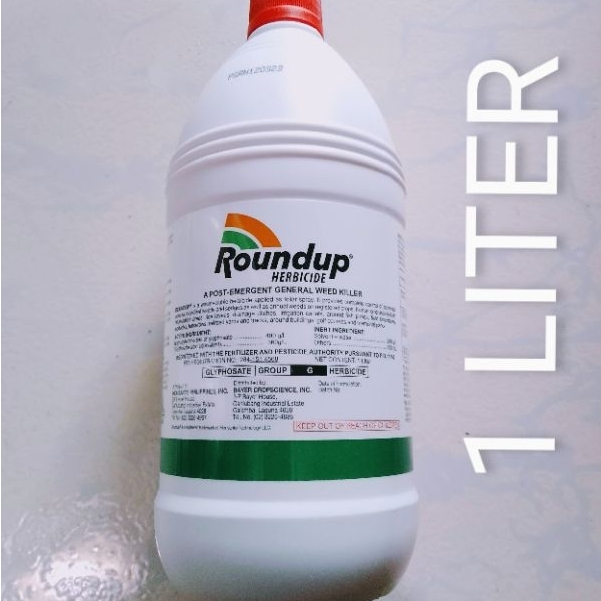 ROUNDUP 480SL GLYPHOSATE HERBICIDE(1 LITER)BY BAYER | Shopee Philippines