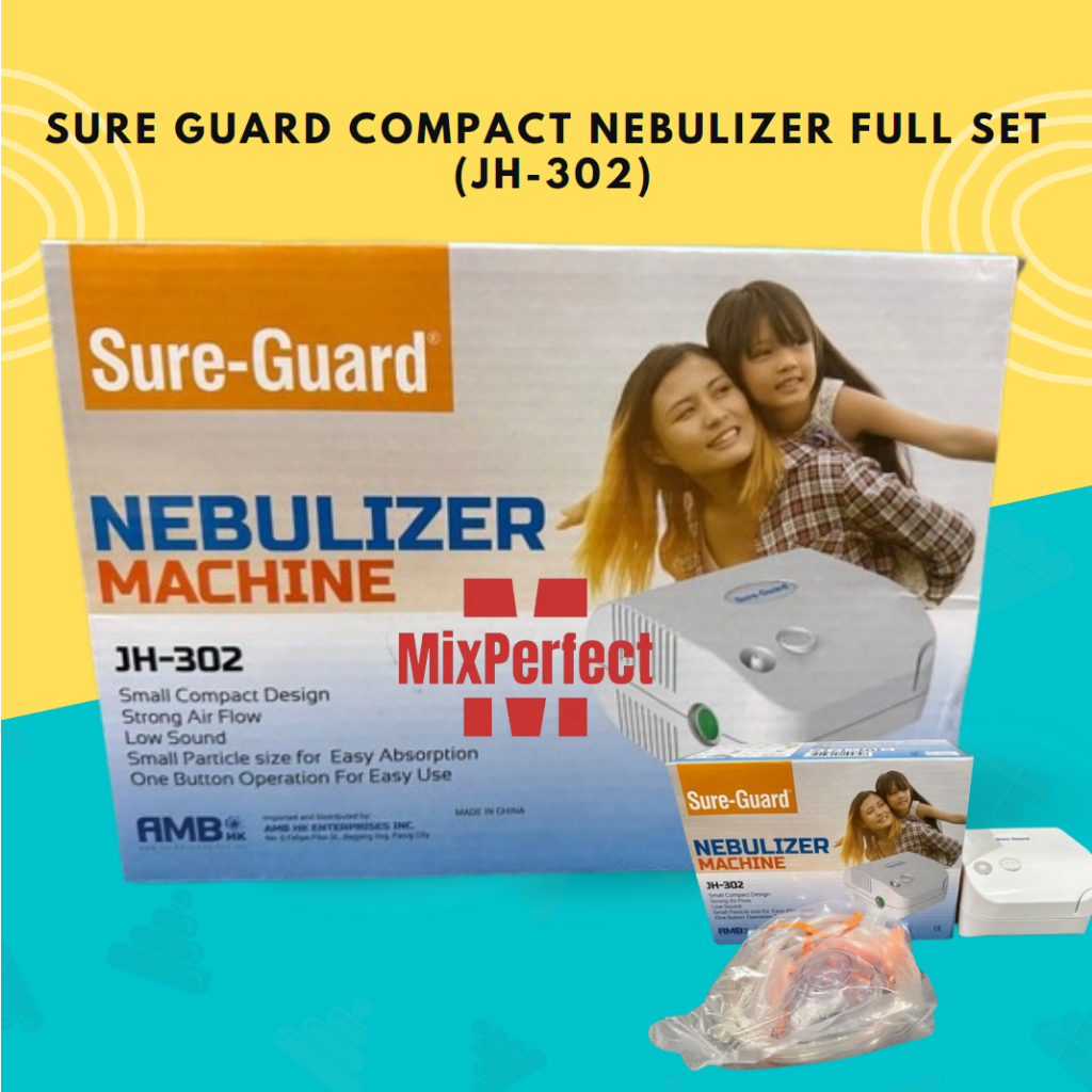 (MIX-J) Sure Guard Compact Nebulizer Full Set (JH-302) Health>Others ...