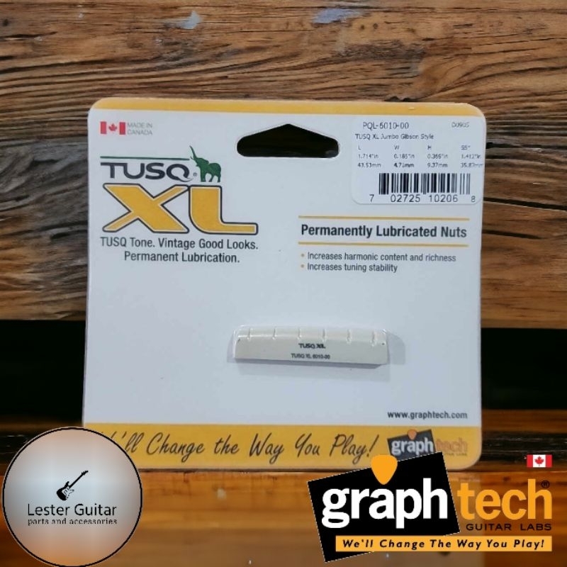 Graphtech TUSQ XL Jumbo Gibson Style Slotted Nut PQL-6010-00 | Shopee ...