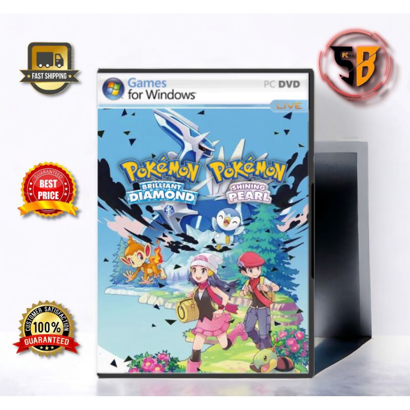 PC Laptop Video Game Pokemon Brilliant Diamond & Shining Pearl Switch ...