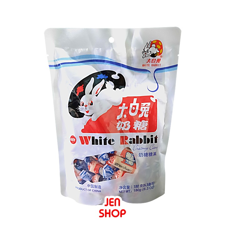 Original White Rabbit Candy with Edible Rice Paper 180g | Shopee ...