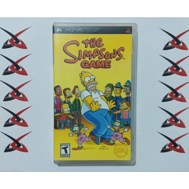 PSP PlayStation Portable UMD Game The Simpsons Game | Shopee Philippines