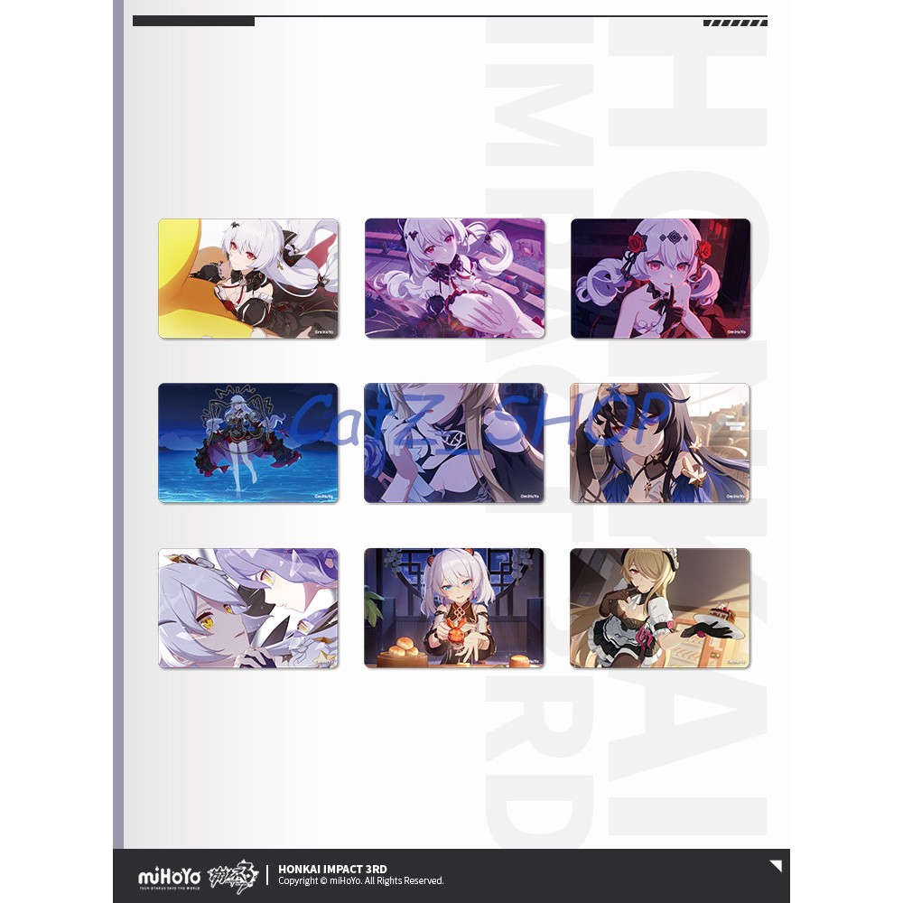 Honkai Impact 3 Official Event CG Hologram Cards | Shopee Philippines