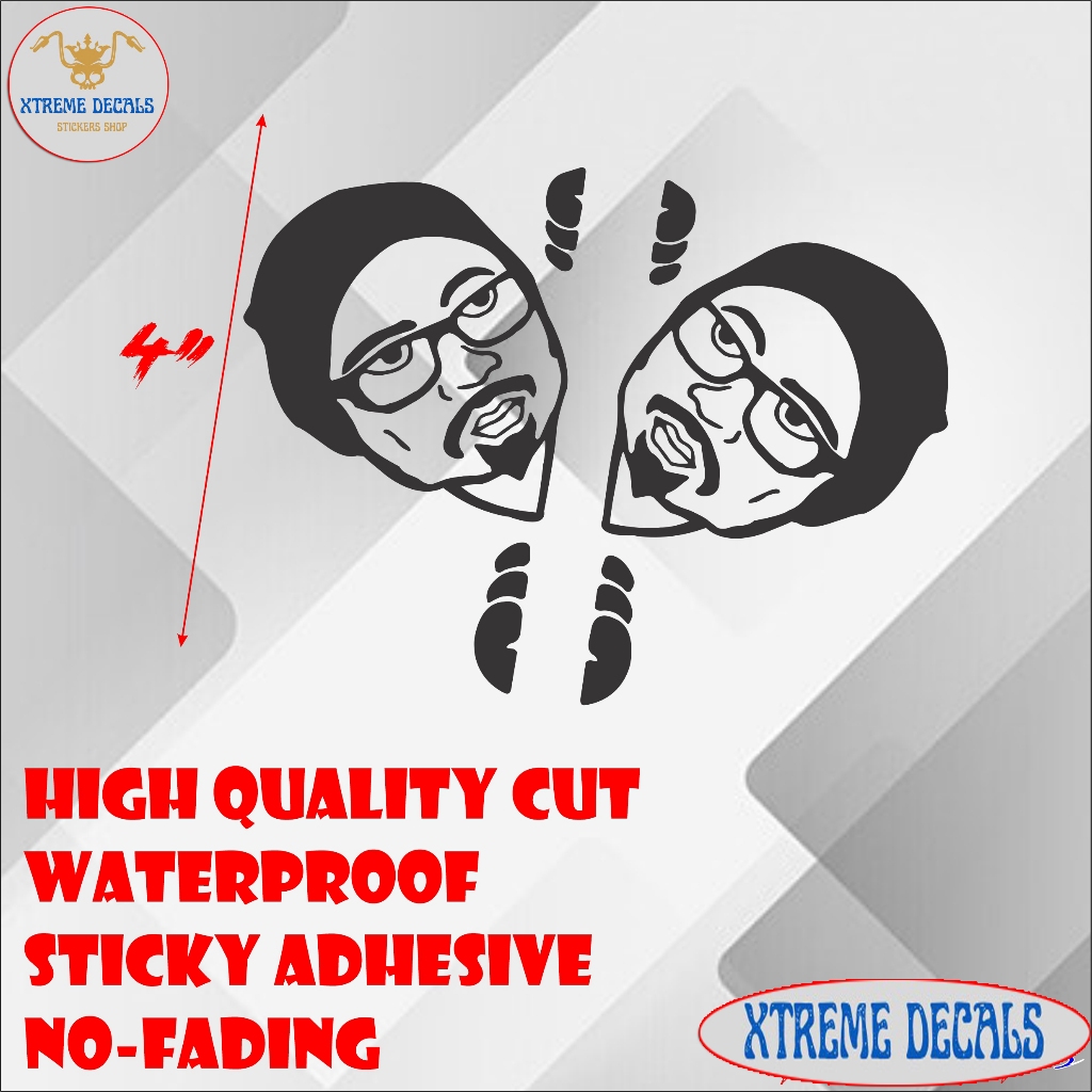 Ed Caluag Peeking Sticker Left Right | Shopee Philippines