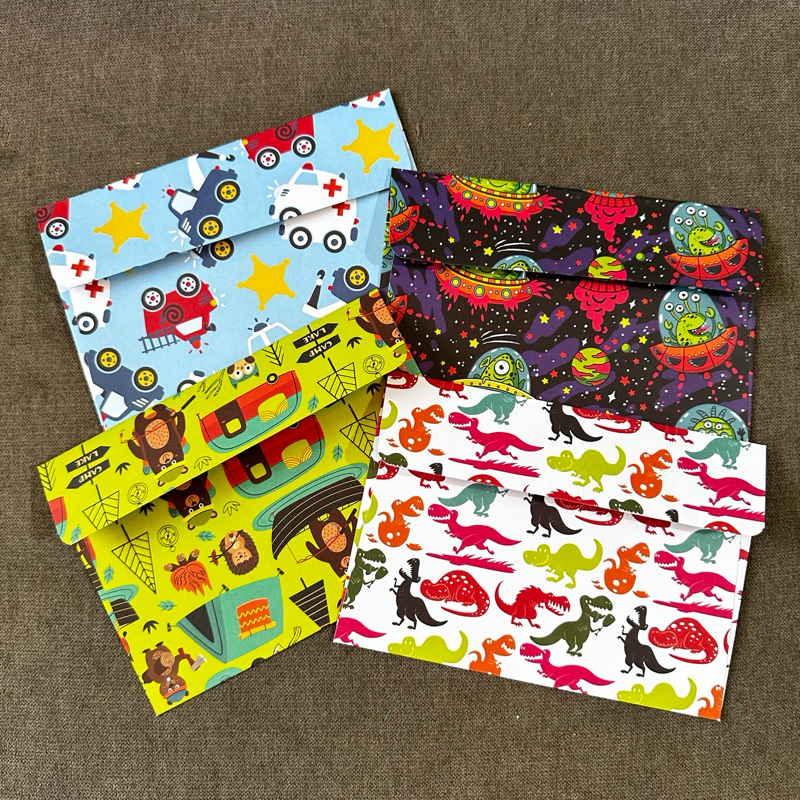 5R size (5x7 inches) Invitation Envelope with Design for Boys Part 2 ...