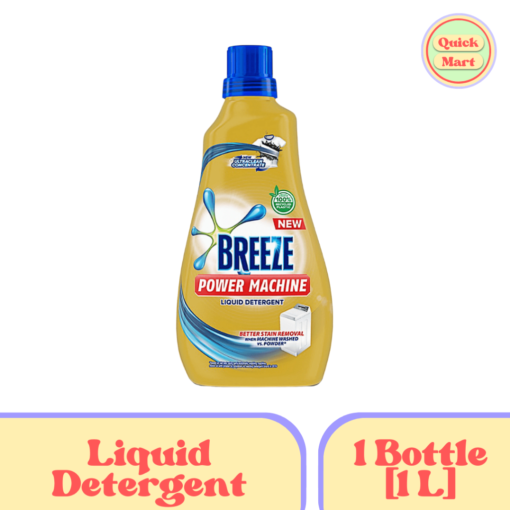 Breeze Liquid Detergent 1L (1 Bottle) | Shopee Philippines