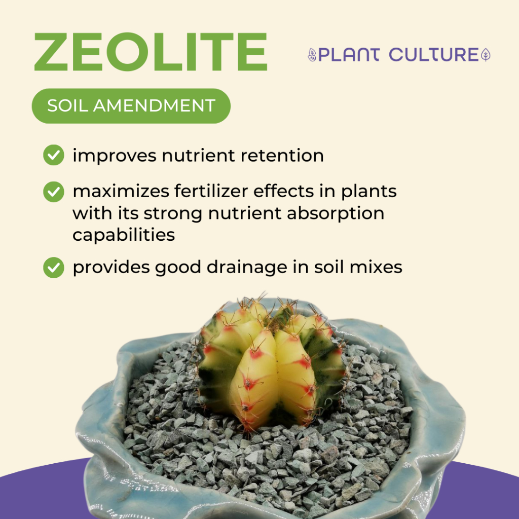 Plant Culture Zeolite Soil Amendment 1-3mm / 3-6mm by Plant Culture PH ...