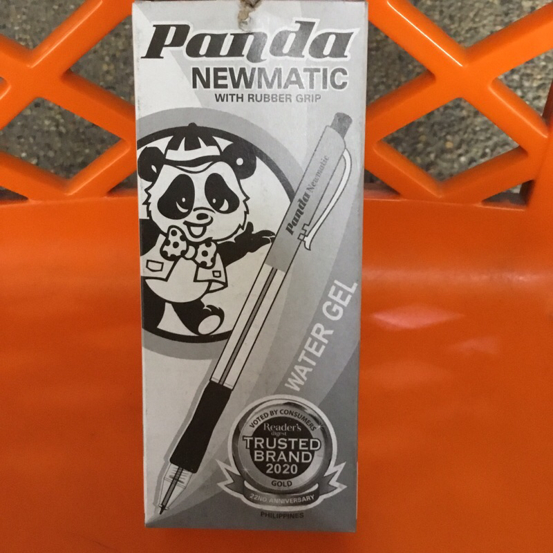 Panda Newmatic Water Gel Ballpen with Smooth Ink Black 12/24 Pcs ...