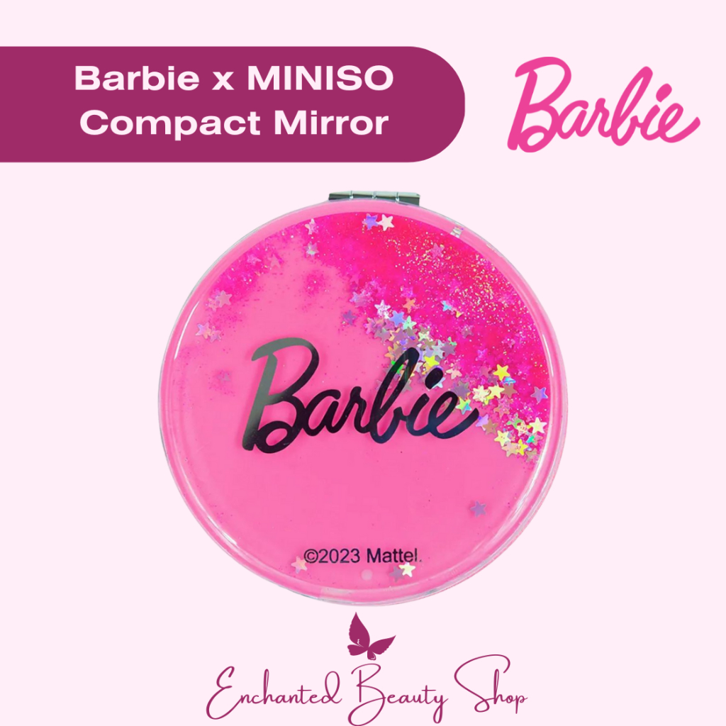 Barbie x MINISO Compact Mirror | Shopee Philippines