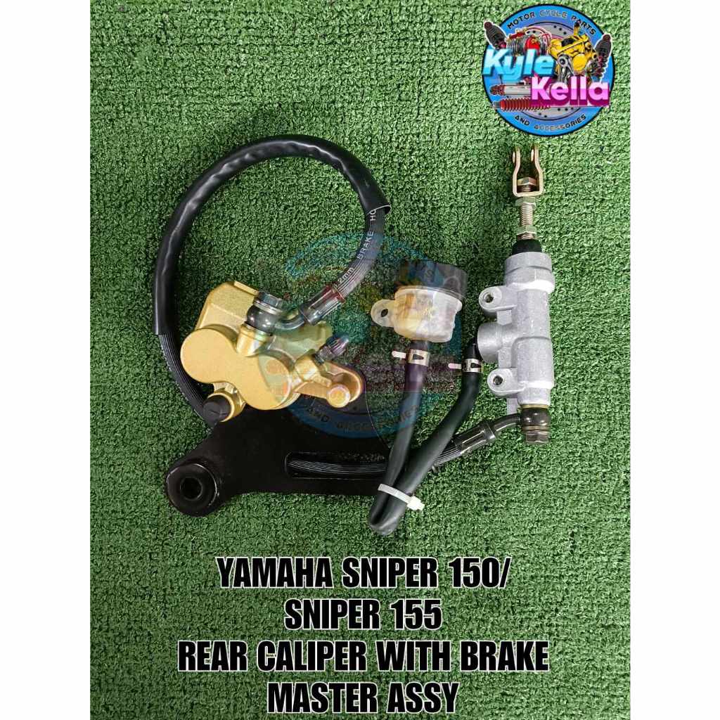 REAR CALIPER WITH BRAKE MASTER ASSEMBLY YAMAHA SNIPER 150 / SNIPER 155 ...
